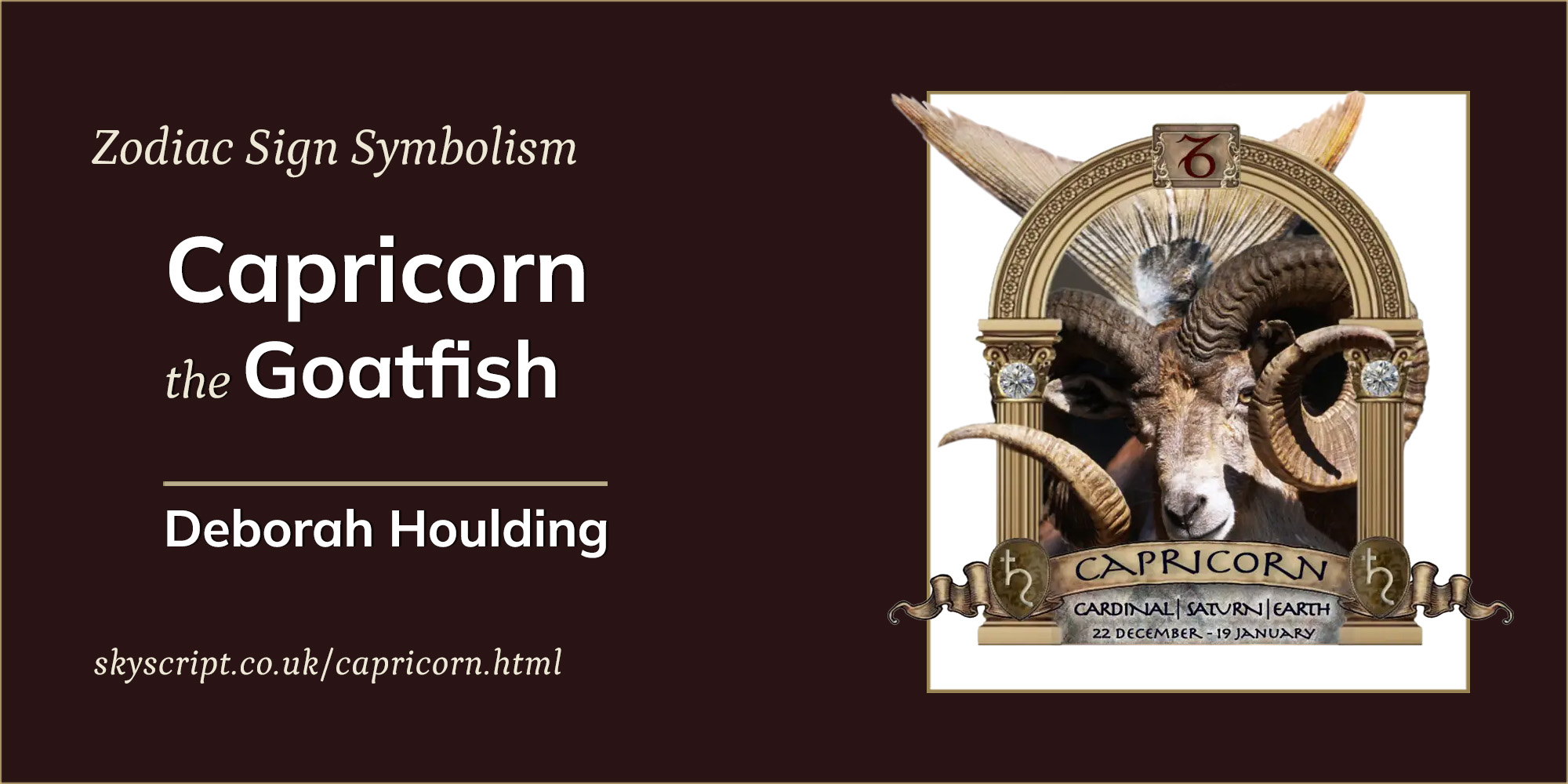 Capricorn the Goatfish | Zodiac Sign Symbolism